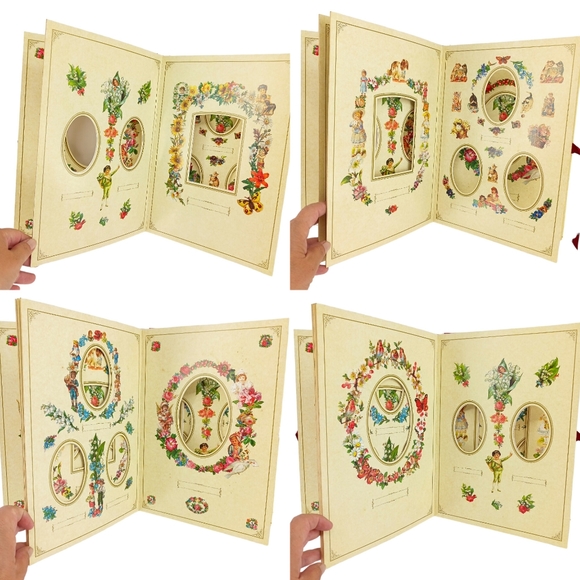 DS-MAX | Art | Victorian Photograph Vignette Cutouts Album 15 X 825 ...